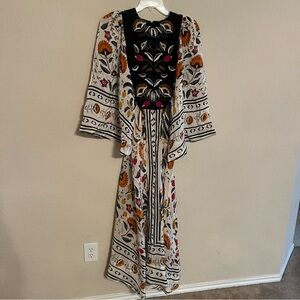 FARM Rio | Dresses | Farm Rio Sand Palms Paradise Embroidered Cut Out ...